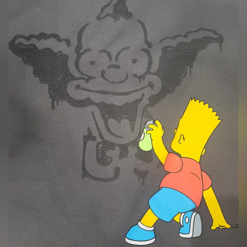 The Simpsons Bart Simpson Krusty The Clown Graffiti G… - Gem